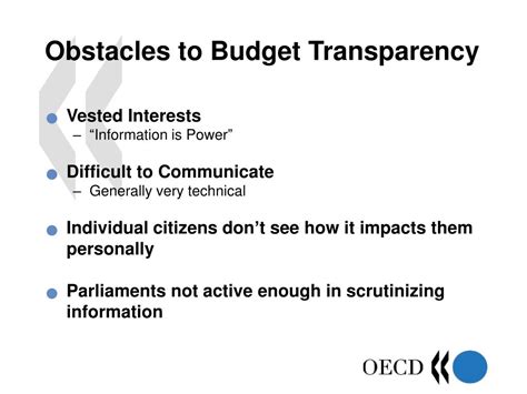 Ppt Budget Transparency Experience S From Oecd Countries Powerpoint