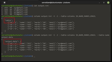 How To Use Column Command In Linux With 10 Examples