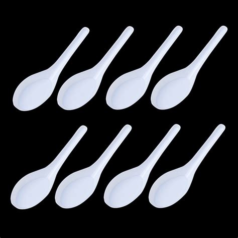 Asian Chinese Soup Spoons Kitchen Tableware Cutlery Taster Spoons Party