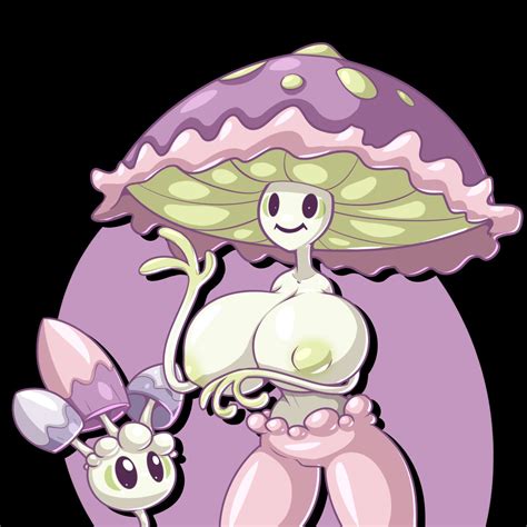 Rule 34 Anthro Big Breasts Breasts Limebreaker Looking At Viewer Morelull Mushroom Pokémon