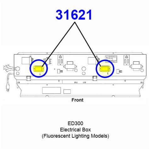 Ballast 120v 31621 For Ed Idc Ff Fo Gulf Ice Systems