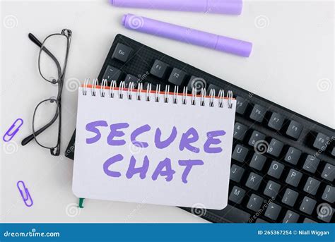 Handwriting Text Secure Chat Word Written On Approach To Protect