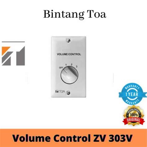 Promo Volume Control Toa Zv 303 30 Watt Diskon 23 Di Seller Ryoma