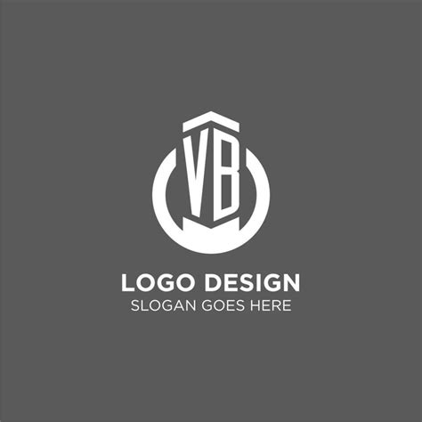 Initial VB Circle Round Line Logo Abstract Company Logo Design Ideas 34233214 Vector Art At