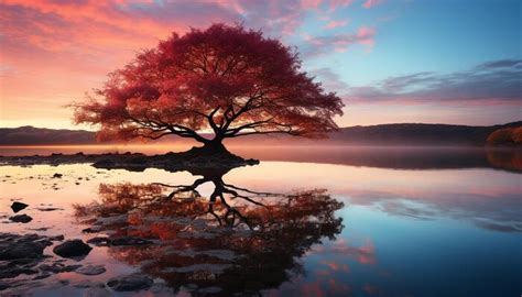 Tree Reflection Stock Photos Images And Backgrounds For Free Download