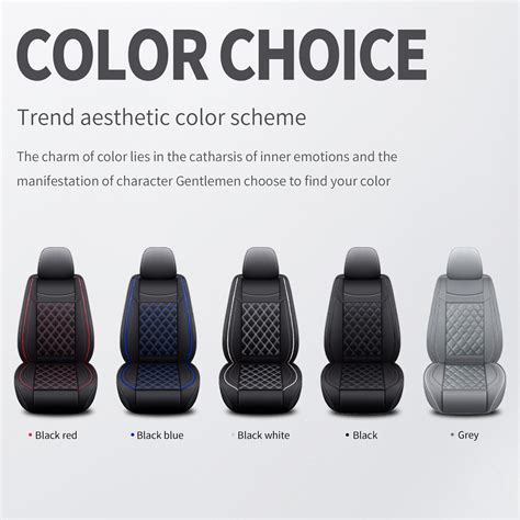 For Toyota Camry Car Seat Cover Full Set Deluxe Pu Leather Seat Cushion