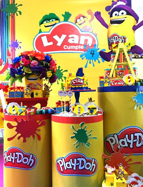 Play Doh Birthday Cumpleaños Play Doh 3rd Birthday Parties 4th