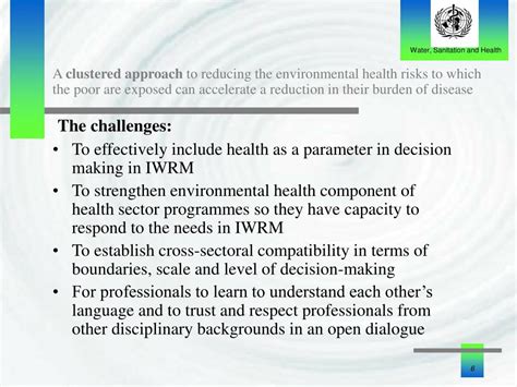 Ppt Part 1 Iwrm And Health Powerpoint Presentation Free Download Id 686595