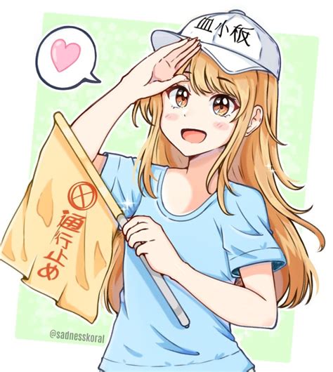 Platelet Hataraku Saibou Drawn By Sadnesskoral Danbooru Platelet Hataraku Saibou Drawn By Sadnesskoral Danbooru