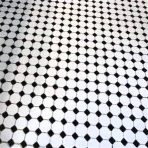 Octagon And Dot Matte White With Gray Dot 12 In X 12 In Glazed