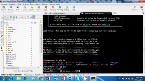 Linux Tutorial Ssh Client Mobaxterm Introduction To Some Basic Linux