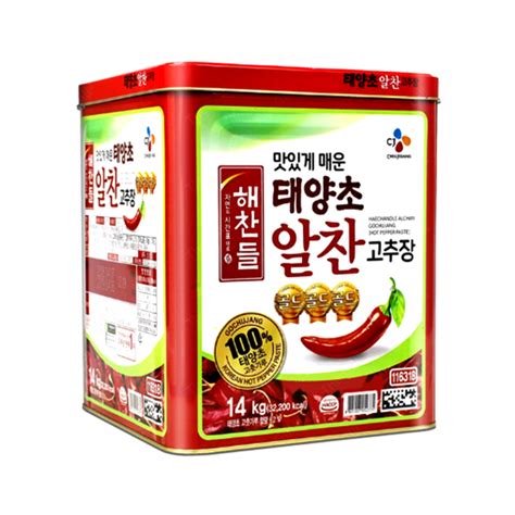 해찬들 알찬 고추장 14kg 파라도