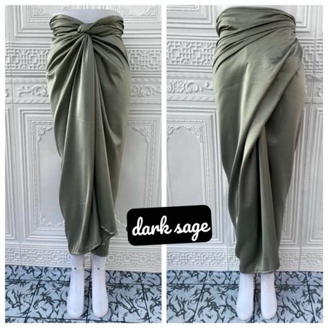 Jual Rok Lilit Instan Instan Wrap Skirt Rok Lilit Jumputan Rok Lilit