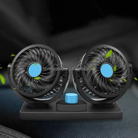 Ventilateur électrique Double Tête Pour Véhicule 12v24v Dc