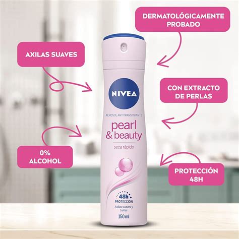 Nivea Pearl Beauty Anti Perspirant Spray For Women 150 Ml For