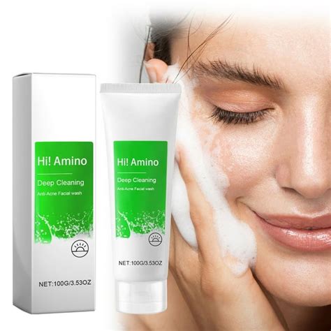 Acne Foaming Facial Cleaning Wash Facial Cleanser Deeply Cleans Oil