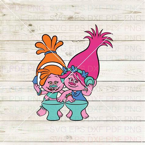 Troll 039 Svg Dxf Eps Pdf Png Cricut Cutting File Vector Etsy