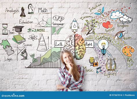 Brain Left And Right Hemispheres Connectivity Human Cognition Thinking Problem Solving And