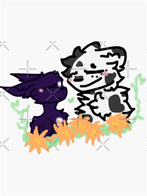 Ravenpaw X Barley Sticker For Sale By Lotuslair Redbubble