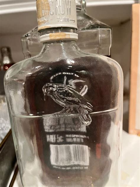 Rare Vintage Old Crow Bottle Etsy