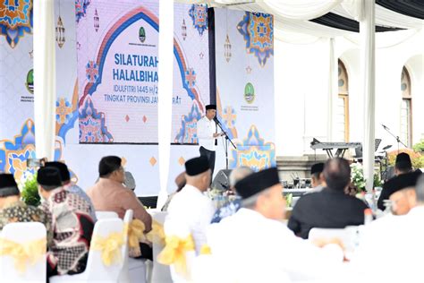 Halal Bihalal Provinsi Jabar Bey Machmudin Jaga Dan Perkuat Nilai