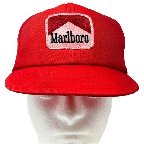 Marlboro Marlboro Cigarettes Patch Vintage 80s Trucker Hat Usa Made Grailed