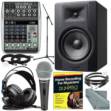 M-Audio BX8 D3 8 150W Powered Studio Reference Monitor and Behringer ...