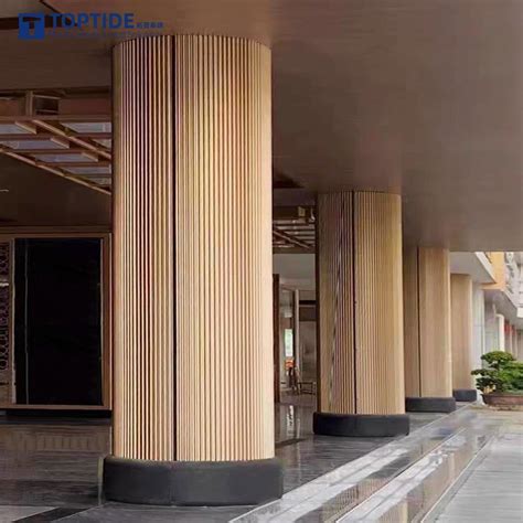 Building Pillar Decorative Aluminium Cladding Board Aluminum Column