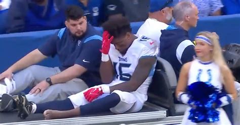Treylon Burks Titans Wide Receiver Carted Off Field Vs Colts Sports