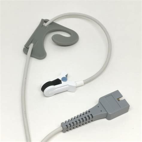Reusable Ear Clip Oximetry Sensor Solaris With Silicon Hook Choose
