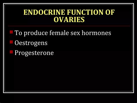 Female Reproductive Hormones Ppt