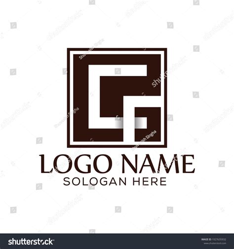 Creative Cf Logo Design Concept Suitable Stock Vector Royalty Free Shutterstock