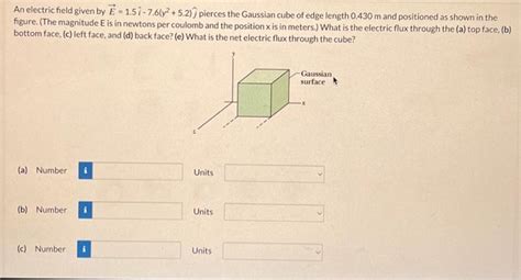 solved an electric field given by e 1 5i −7 6 y2 5 2 j
