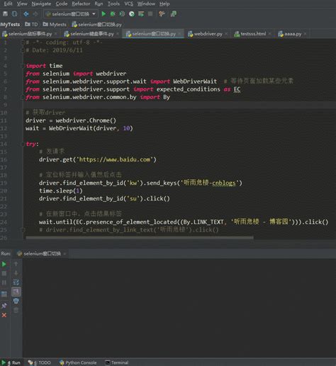 Selenium 窗口切换 silencio 博客园