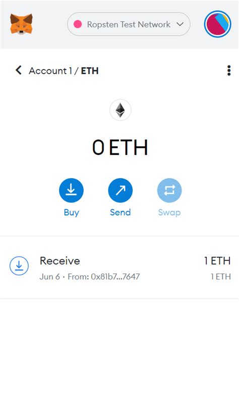 Metamask Wont Display Balance On Ropsten Test Network Ethereum Stack