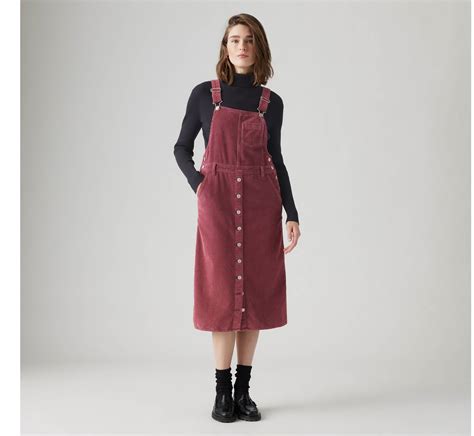 Tico Jumper Corduroy Dress Red Levis® Ch