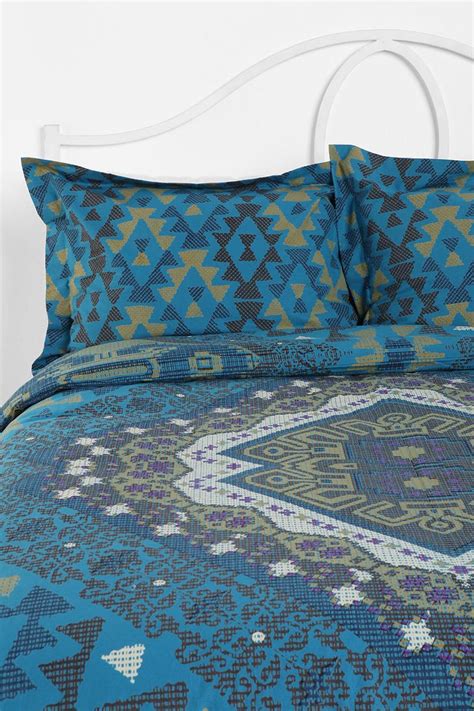 Bohemian Style Kilim Medallion Pillow Shams Set Of 2
