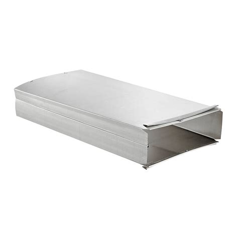 Galvanized Steel Rectangular Wall Stack Duct 3 1 4 Inch X 10 Inch