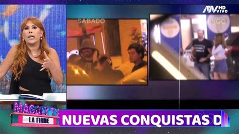 Magaly tilda de patético a Mark Vito por doble ampay con jóvenes Galán improvisado con