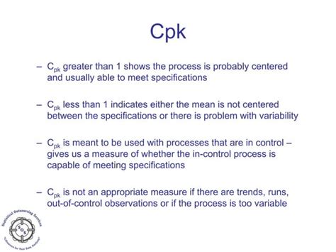 Process Capability Cp Cpk Pp Ppk PDF
