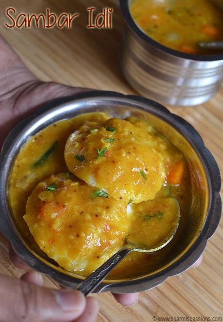 Sharmis Passions Idli Sambar Recipe Tiffin Sambar For Idlidosa