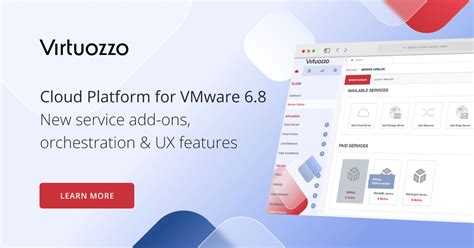 Virtuozzo Cloud Platform For Vmware 68 Available Now Virtuozzo