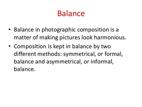 Principles Of Composition