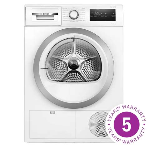 Bosch WTH85223GB Series 4 8kg A Energy Rating Freestanding Heat