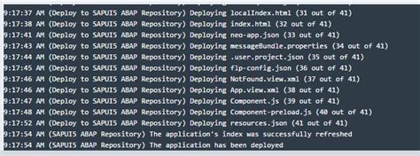 troubleshooting deployment to an abap system from page 2 sap