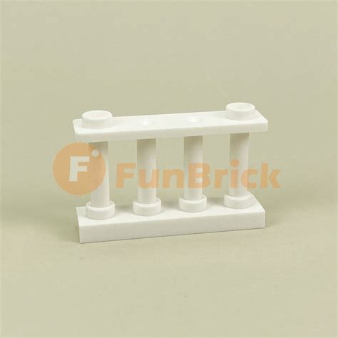 [funbrick] Fence Set Guardrailing Model Ladder Pillar Compatible With