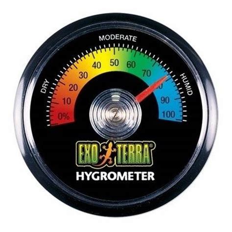 Rept O Meter Higrometro De Reloj Exo Terra Mide Humedad