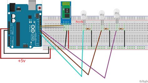 Arduino UNO Based Project To Control LEDs By Using An Android Smartphone Electronics Lovers