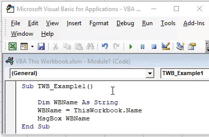 Vba Thisworkbook How To Use Thisworkbook Property In Excel Vba