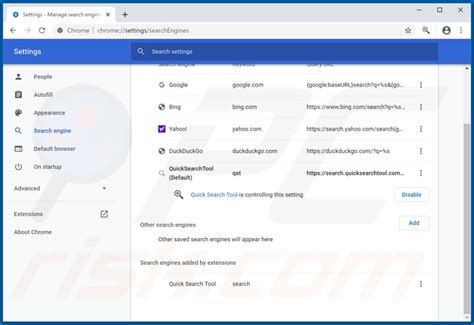 Quick Search Tool Browser Hijacker Simple Removal Instructions Search Engine Fix Updated